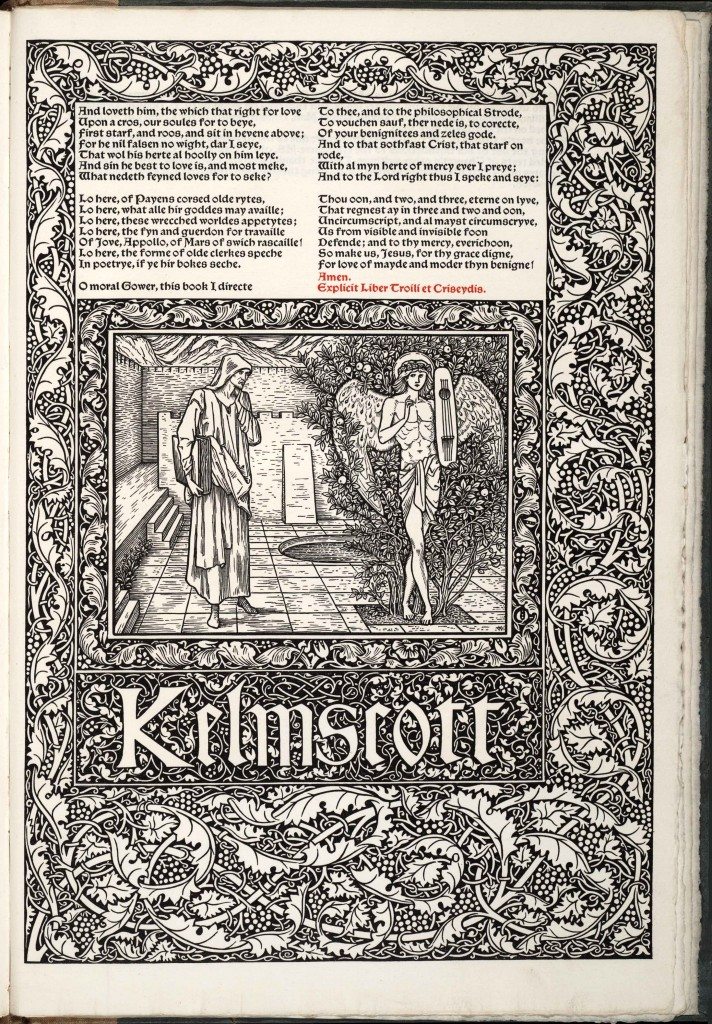 Newly acquired edition of Chaucer exhibited with Kelmscott Press titles ...