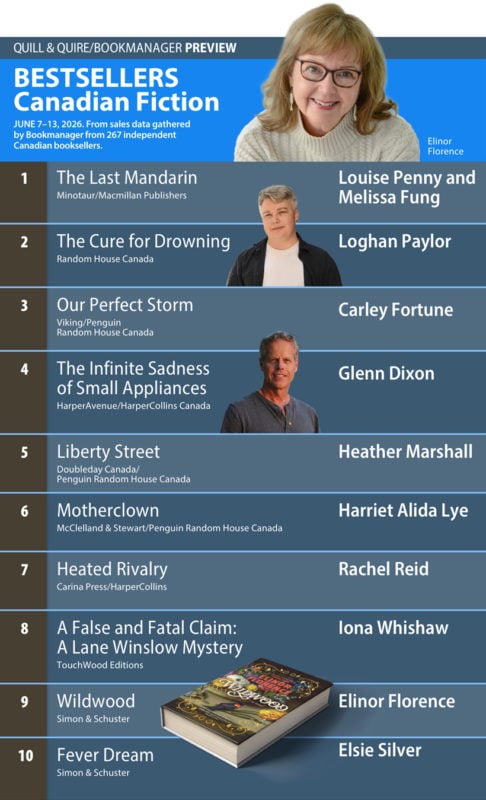 Bestsellers: Top 10 Canadian Fiction, June 7–13, 2026 - Quill and Quire